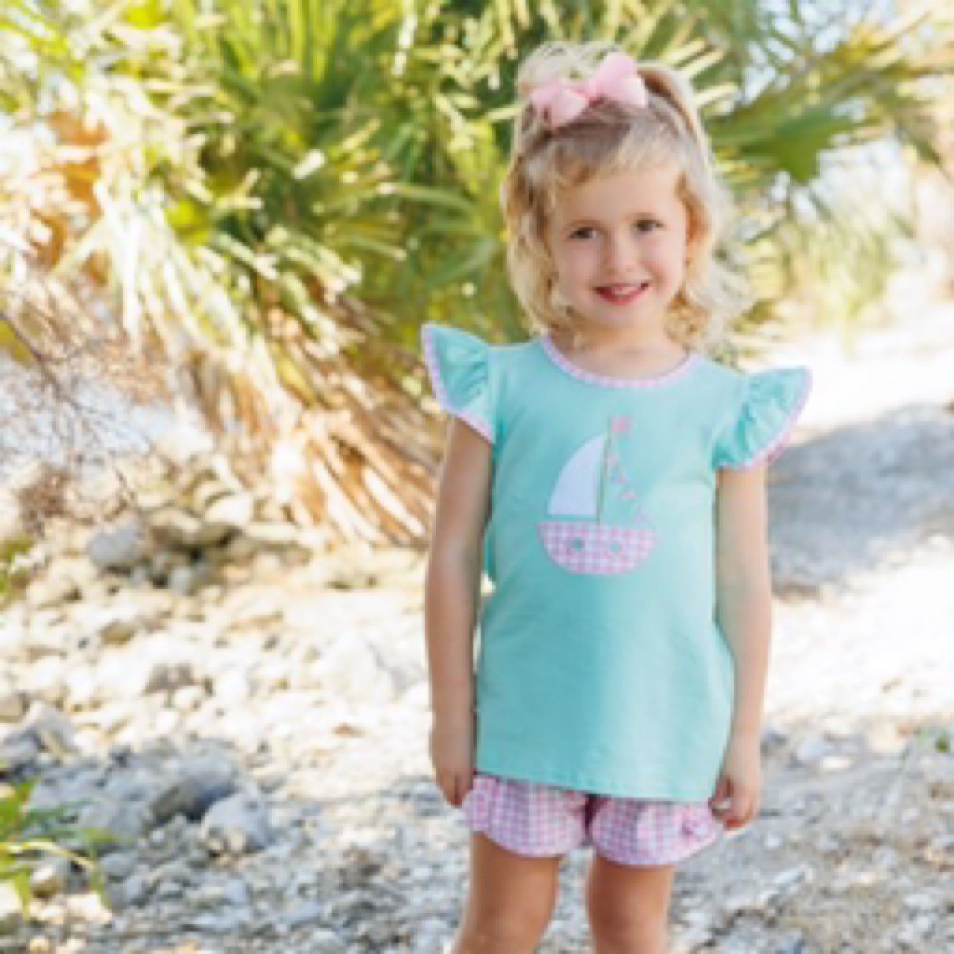 Sailboat Flutter Short Set | Hamilton Brooks Design