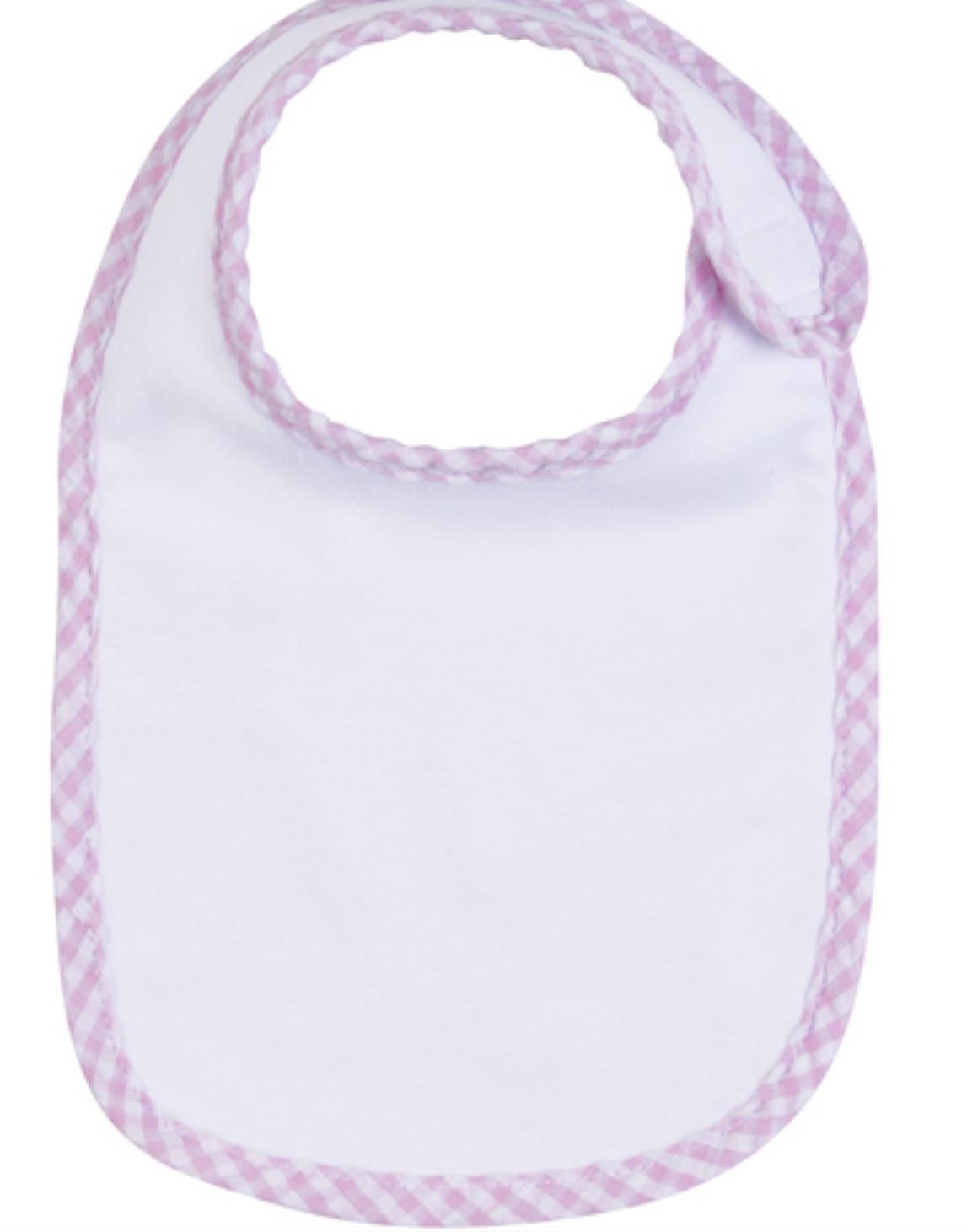 Gingham Bib - Pink | Hamilton Brooks Design